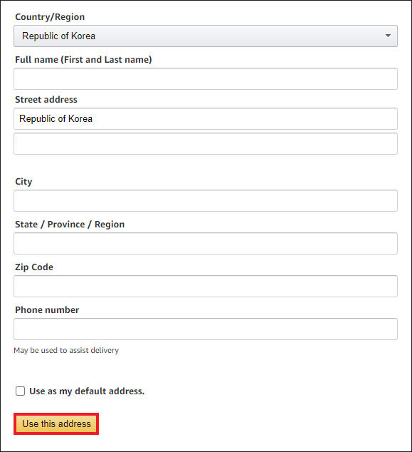 한국 postal code, zip code의 의미와 배송주소 입력하는 법