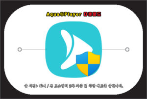 AquaⓝPlayer 다운로드 - 수동 설치 후 재생하는 방법